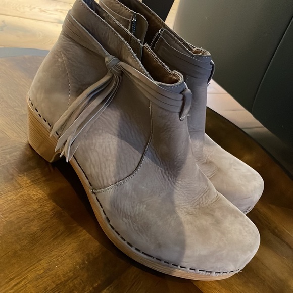 dankso | Shoes | Dansko Tan Clog Boots Size 8 | Poshmark
